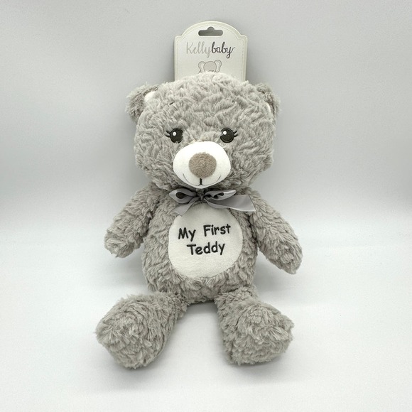 Kellytoy | Toys | Kelly Baby My First Teddy Bear Plush Rattle Toy 5 ...